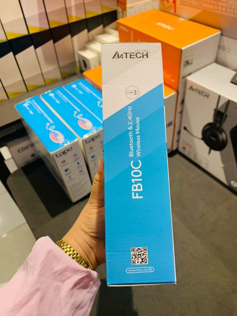 A4Tech Fstyler FB10C Rechargeable Bluetooth & 2.4ghz Wireless Mouse ...