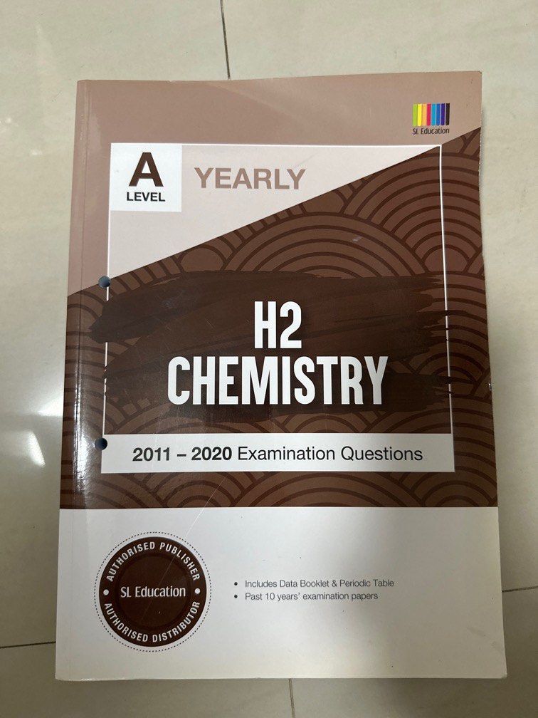 A Level H2 Chemistry TYS (WITH ANS KEY), Hobbies & Toys, Books ...