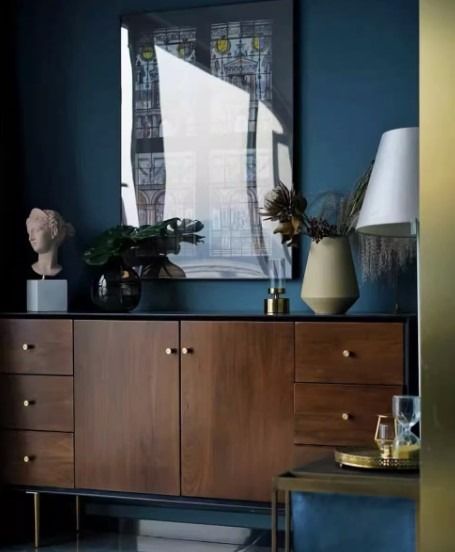 ABHA _ Solid Wood Sideboard Cabinet, Furniture & Home Living, Furniture ...