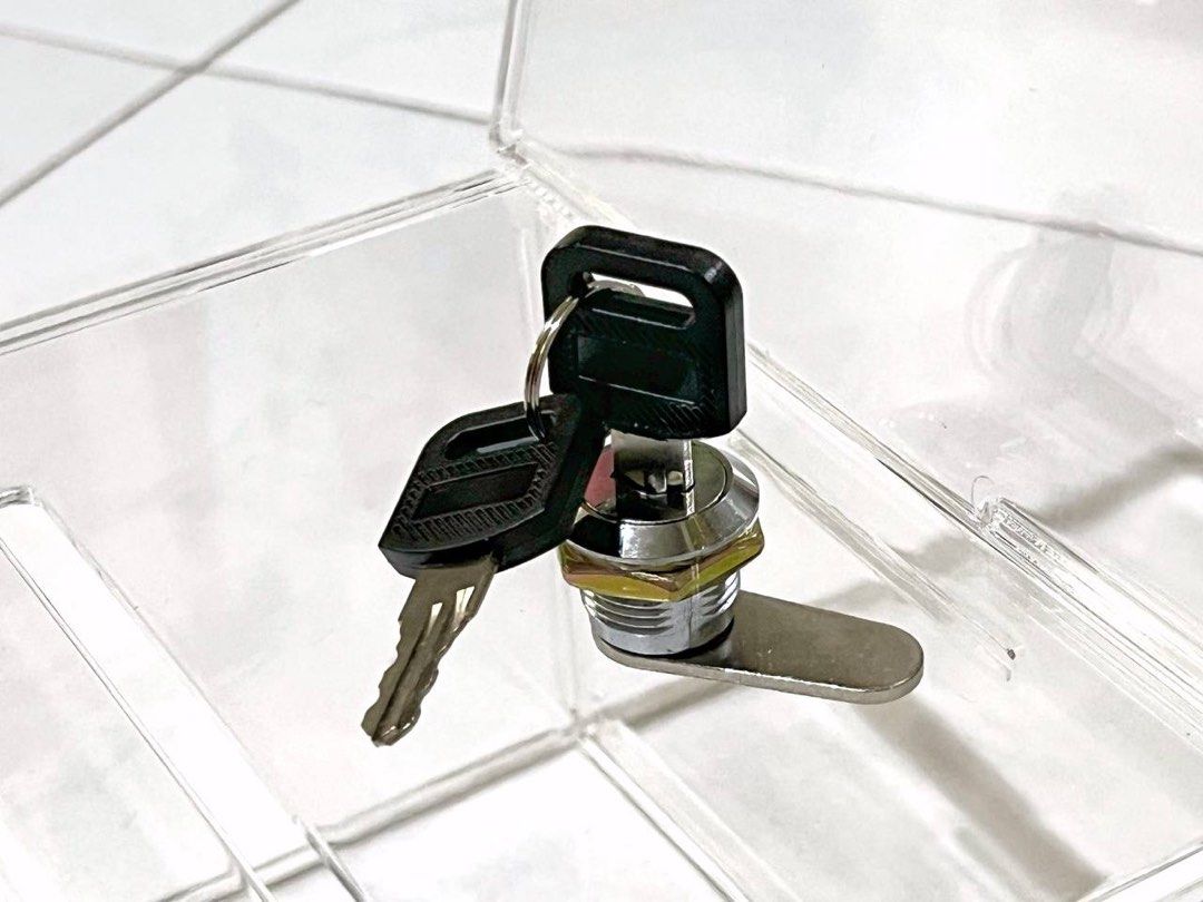 Acrylic lock box with stand, Furniture & Home Living, Home Improvement ...