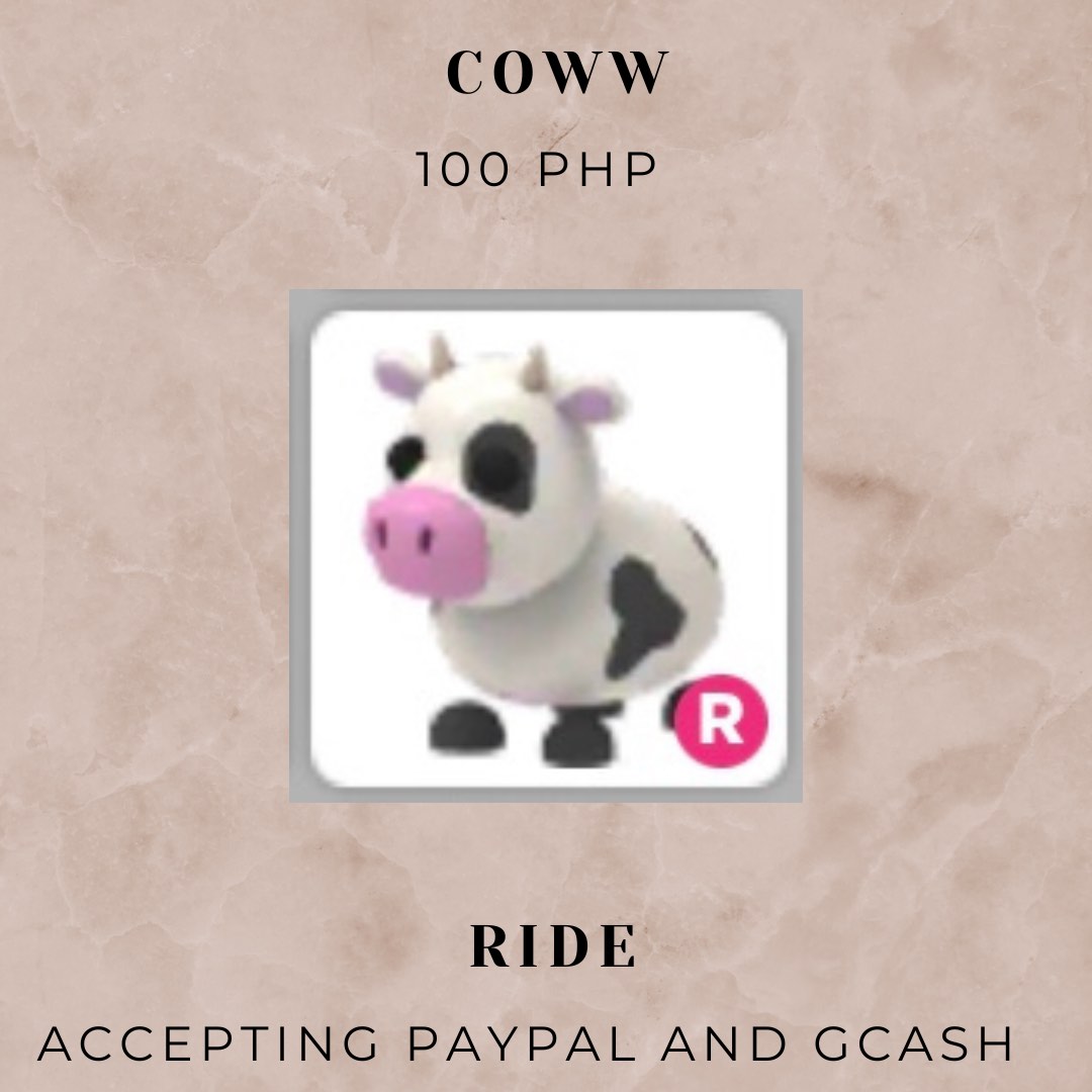 Adopt Me Pets |Cow, Video Gaming, Gaming Accessories, In-Game Products ...