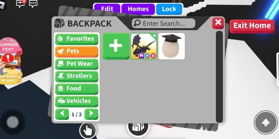 Adopt me pets MFR Shadow Dragon, Video Gaming, Gaming Accessories, In ...