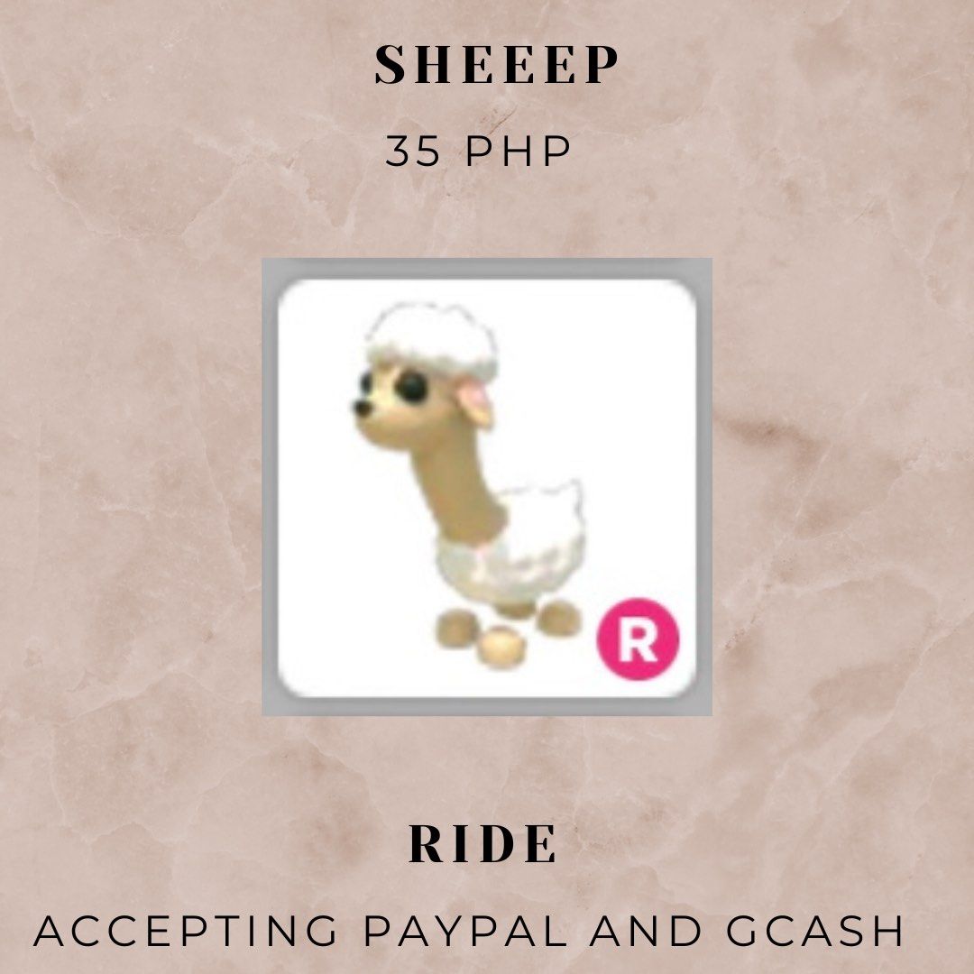 Adopt Me Pets |Sheeep, Video Gaming, Gaming Accessories, In-Game ...