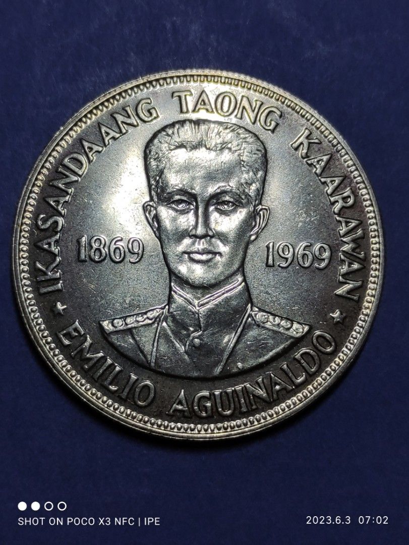 Aguinaldo centennary silver coin on Carousell