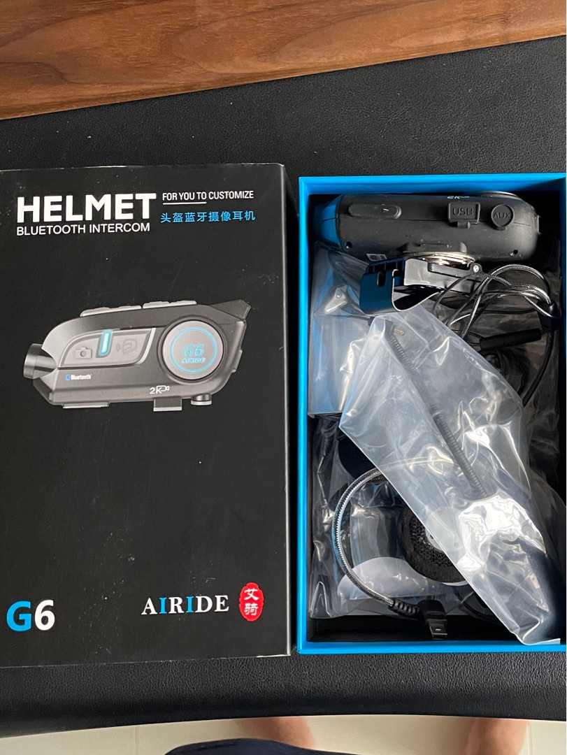 AIRIDE G6 Bluetooth, Motorcycles, Motorcycle Accessories on Carousell