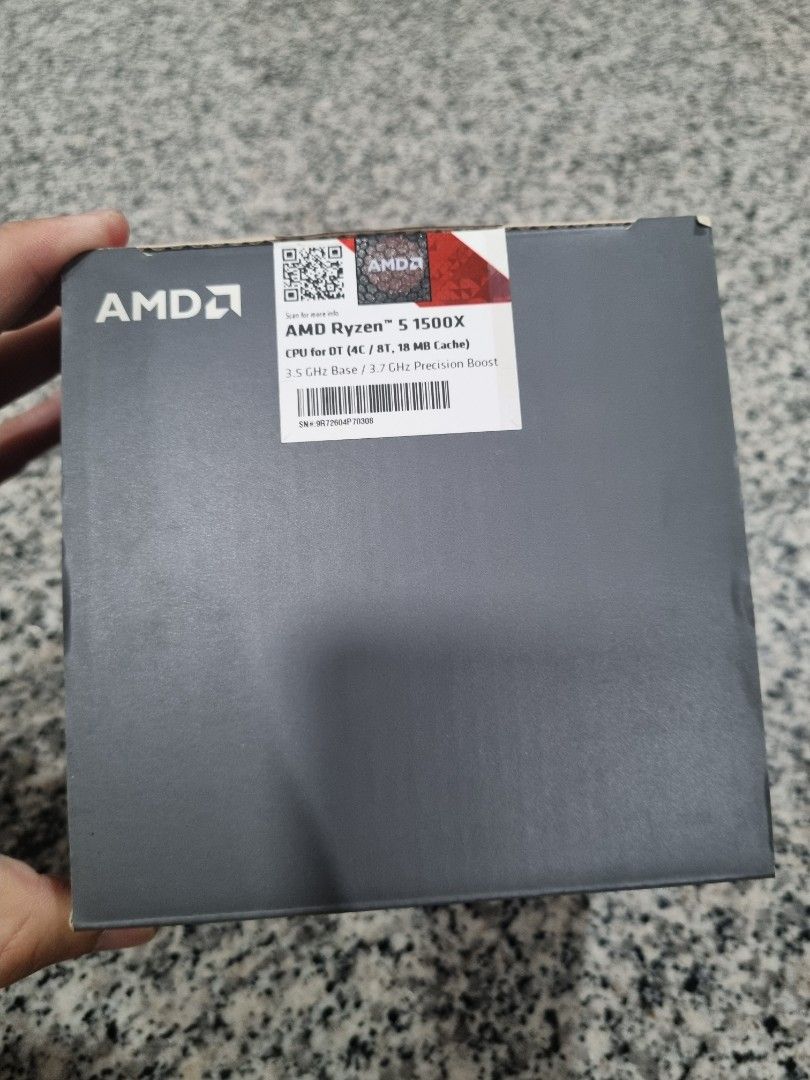 AMD AM4 Ryzen 1500x CPU, Computers & Tech, Parts & Accessories ...