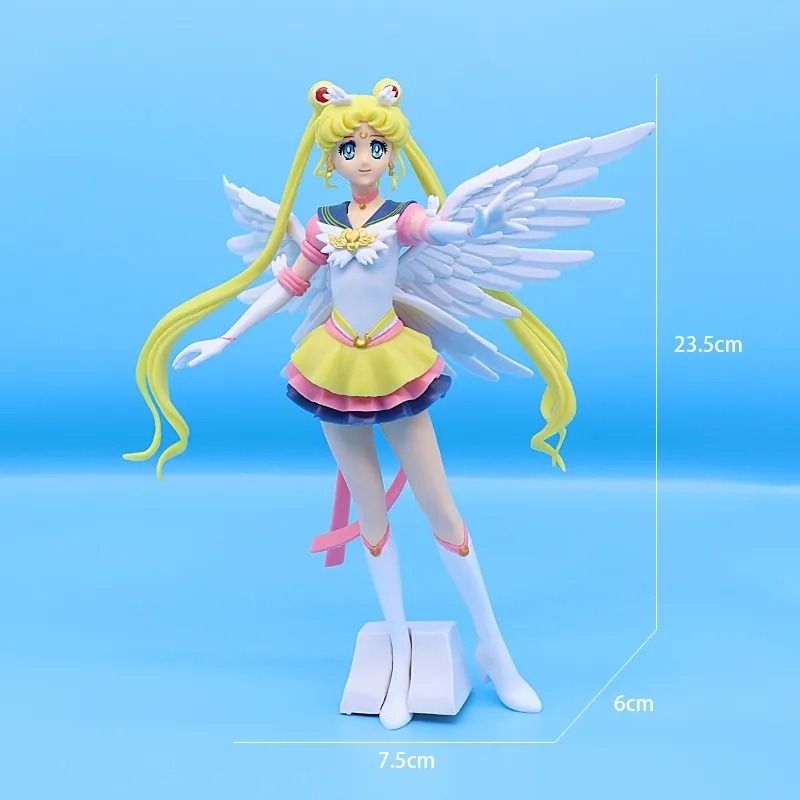 Anime Super Sailor Moon Tsukino Usagi Action Figure 23cm PVC ...