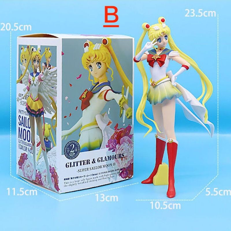 Anime Super Sailor Moon Tsukino Usagi Action Figure 23cm PVC ...