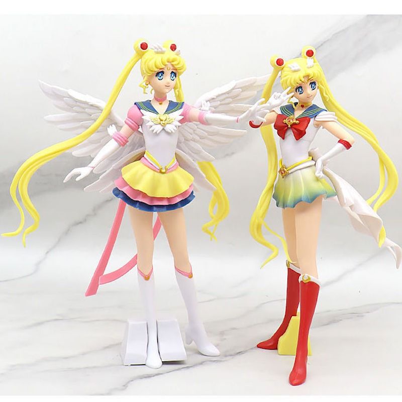 Anime Super Sailor Moon Tsukino Usagi Action Figure 23cm PVC ...