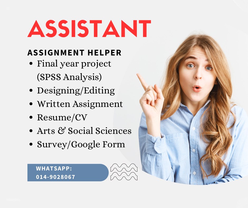 Assignment/Assistance for Designing, Services, Others on Carousell