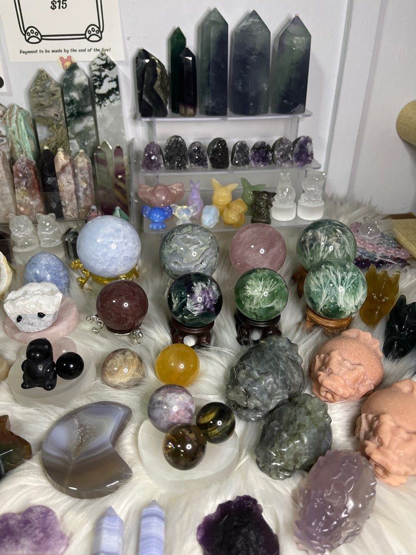 Assorted Crystals, Women's Fashion, Jewelry & Organisers, Precious Stones on Carousell