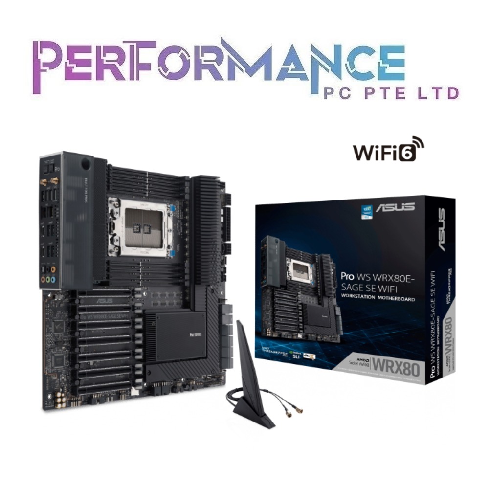 ASUS Pro WS WRX80E-SAGE SE WIFI AMD WRX80 Ryzen Threadripper PRO ...