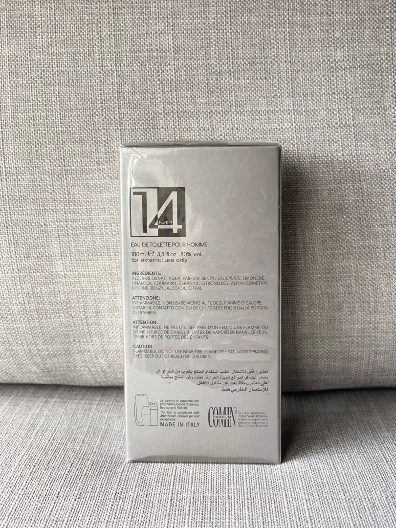 Authentic COMIN PARFUM MP14 100ml, Beauty & Personal Care, Fragrance ...