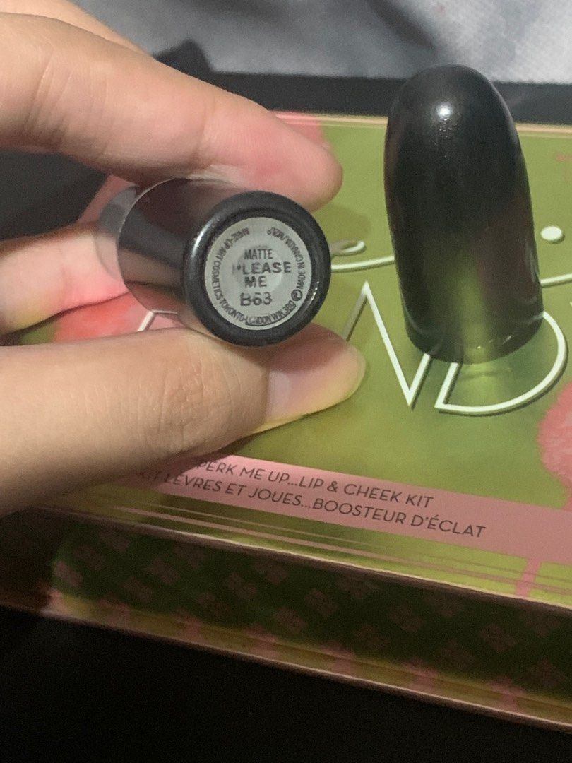 AUTHENTIC MAC BULLET LIPSTICK IN MATTE PLEASE ME, Beauty & Personal ...