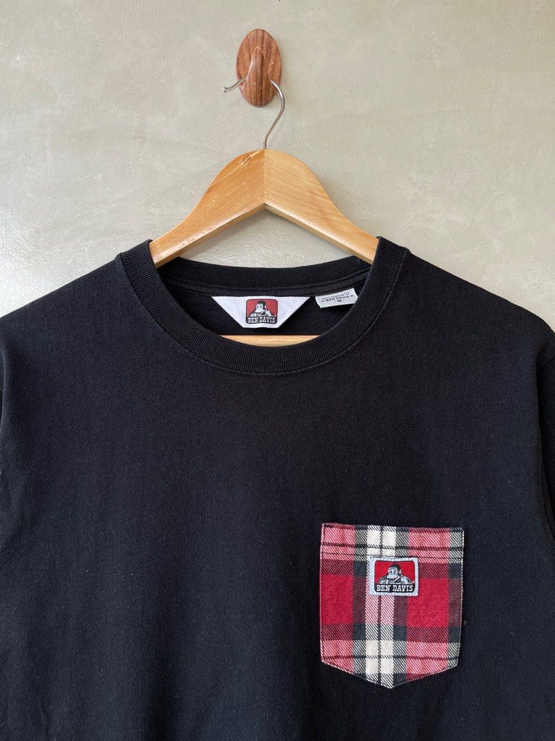 BEN DAVIS TS Checkered Pocket, Men's Fashion, Tops & Sets, Tshirts ...