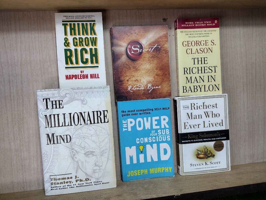 6 BEST SELECTION SELF HELP BOOKS BUSINESS INSPIRATIONAL MANIFESTATION ...