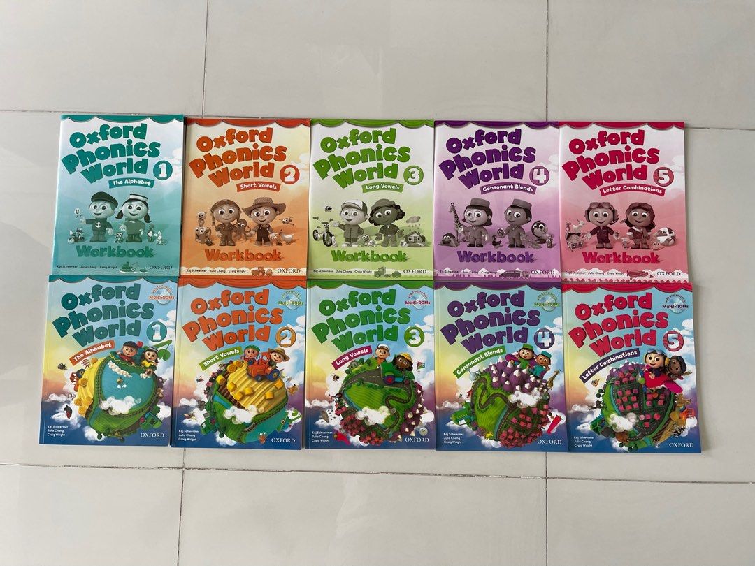 BN Oxford Phonics World books full set, Hobbies & Toys, Books ...