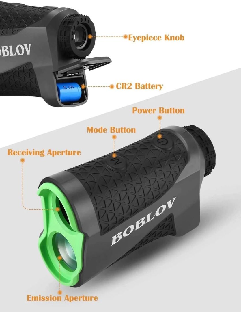 BOBLOV Golf Rangefinder K600AG, Sports Equipment, Sports & Games, Golf ...