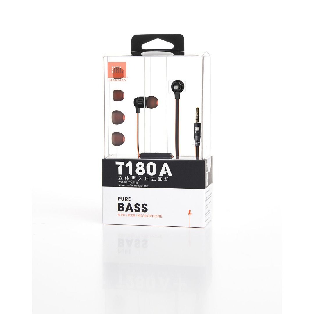 Brand New Jbl T180A Wired In-Ear Headphone | Same Day Delivery ...