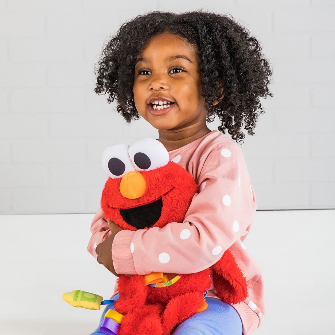 Bright Starts Sesame Street Elmo Travel Buddy on the go plush ...