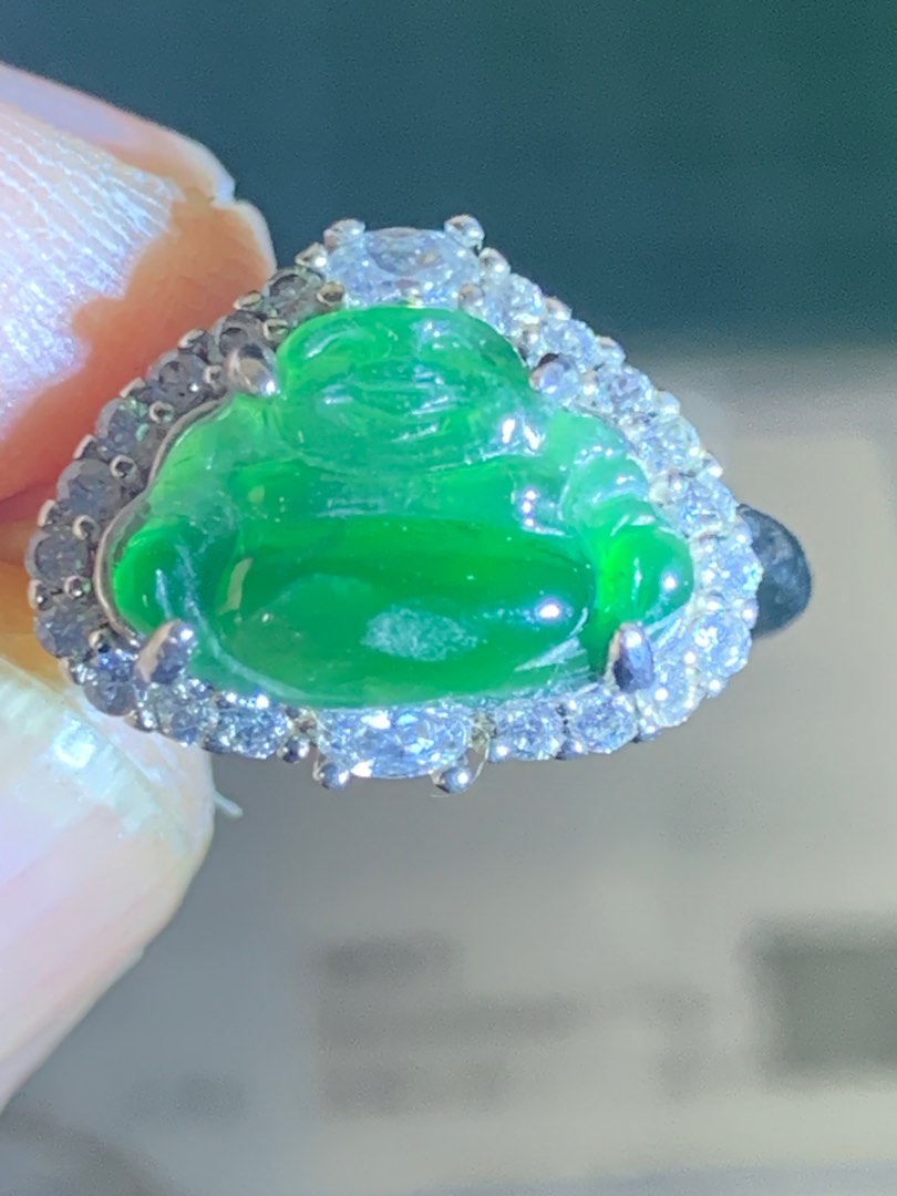 Buddha n pixie jade rings, Hobbies & Toys, Memorabilia & Collectibles, Religious Items on Carousell