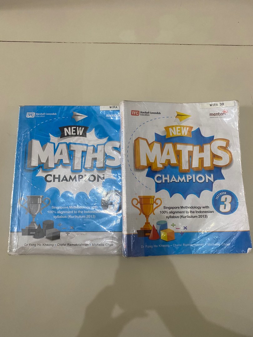 Buku New Maths Champion Workbook 3 , Buku & Alat Tulis, Buku Pelajaran ...