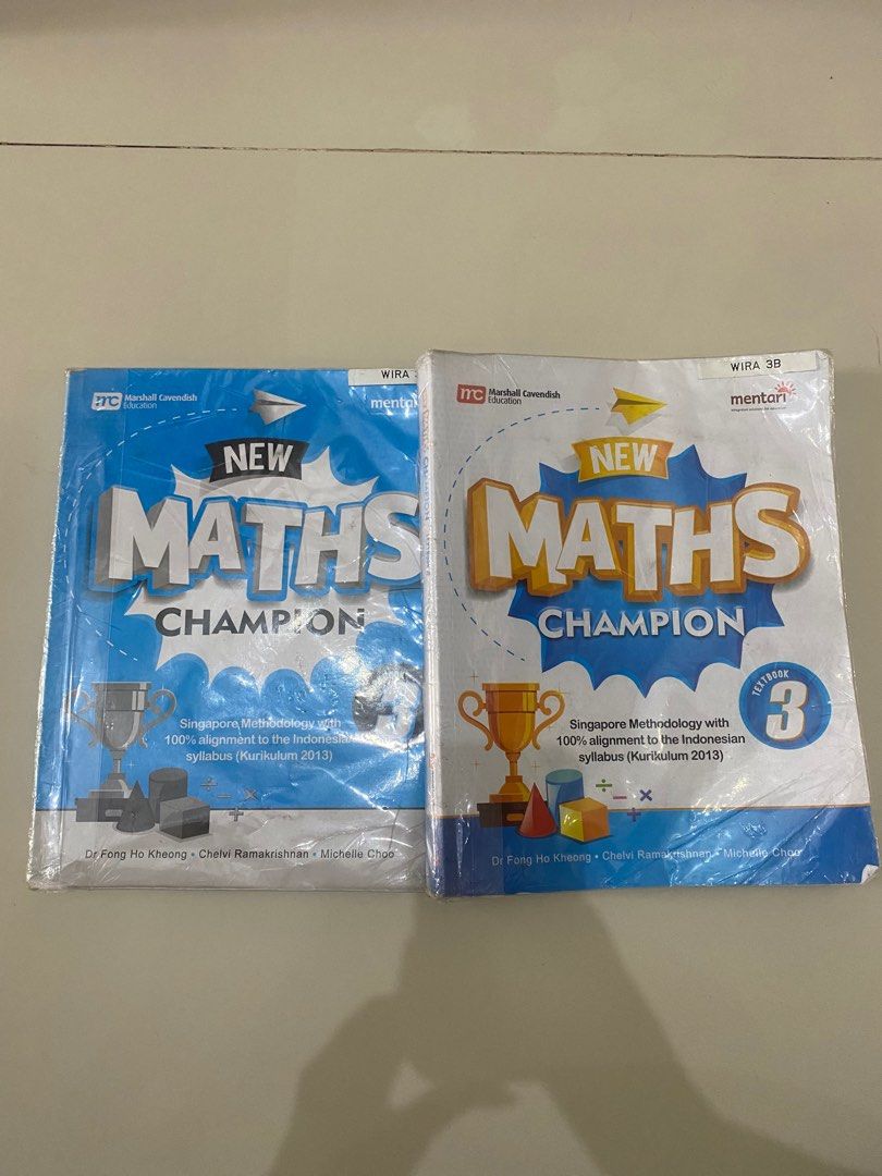 Buku New Maths Champion Workbook 3 , Buku & Alat Tulis, Buku Pelajaran ...