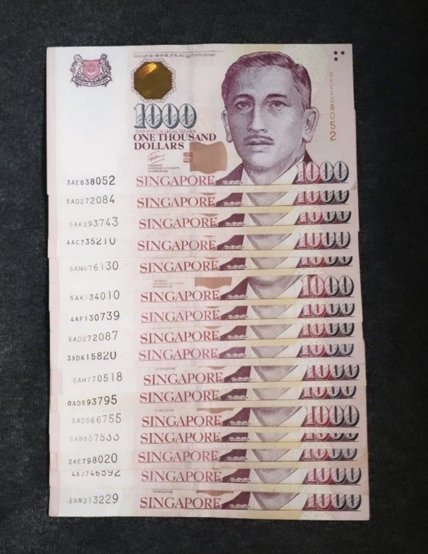 Buy $1000 note / 1k Singapore note, Announcements on Carousell
