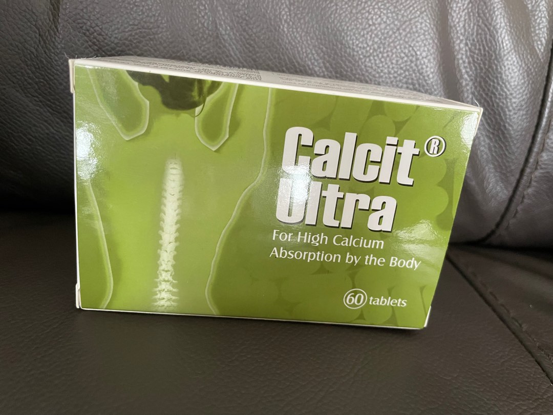 Calcit Ultra Calcium pills, Health & Nutrition, Health Supplements ...