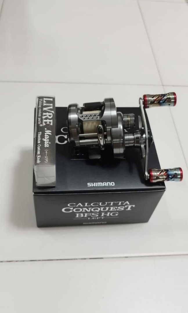 Calcutta Conquest BFS HG Livre Knobs Tailwalk Troutia 55ML/C, Sports Equipment, Fishing on Carousell