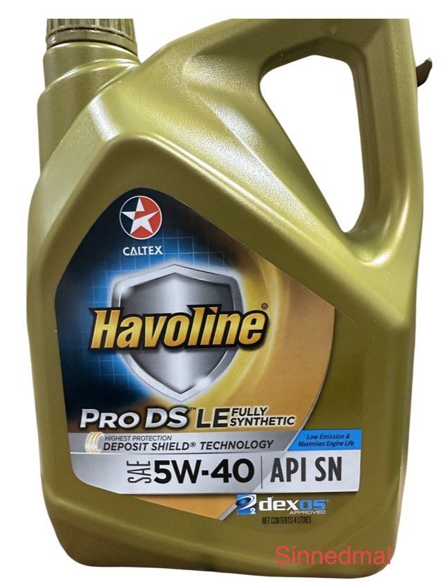 Caltex Havoline Pro DS 5W30 and 5W40, Car Accessories, Accessories on ...