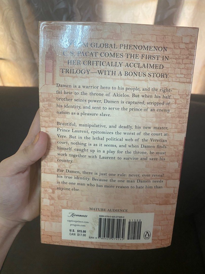 Captive Prince CS Pacat on Carousell Captive Prince CS Pacat on Carousell