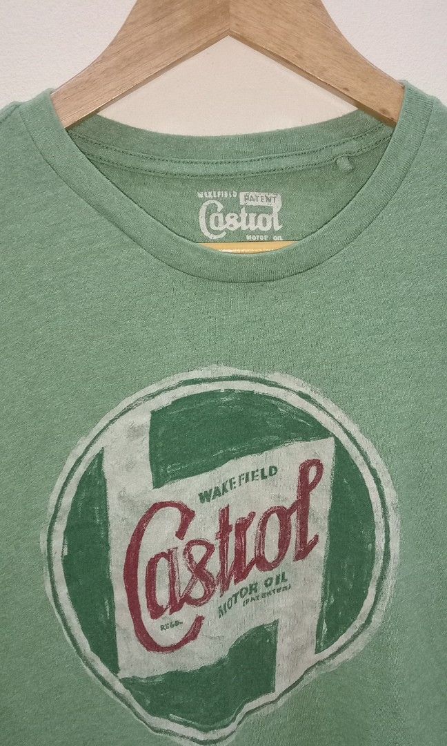 CASTROL, Men's Fashion, Tops & Sets, Tshirts & Polo Shirts on Carousell