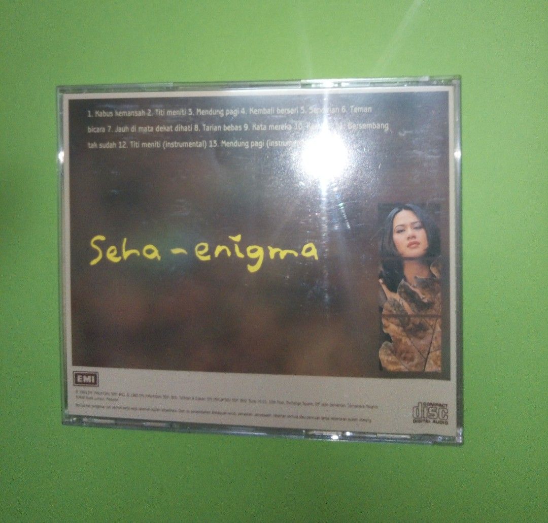 CD SEHA : ENIGMA ALBUM (1993 ) MALAY POP DANCE SEHA FREEDOM, Hobbies ...