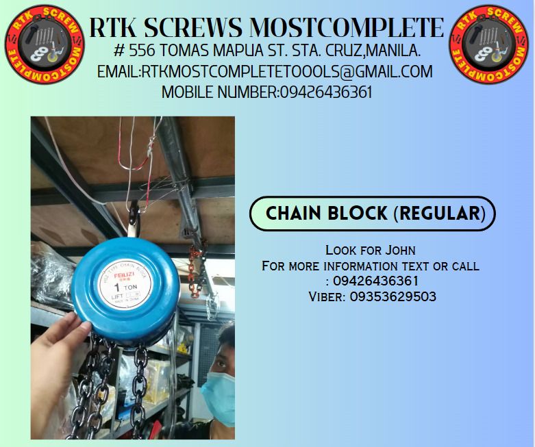 Chain Block (Regular) on Carousell