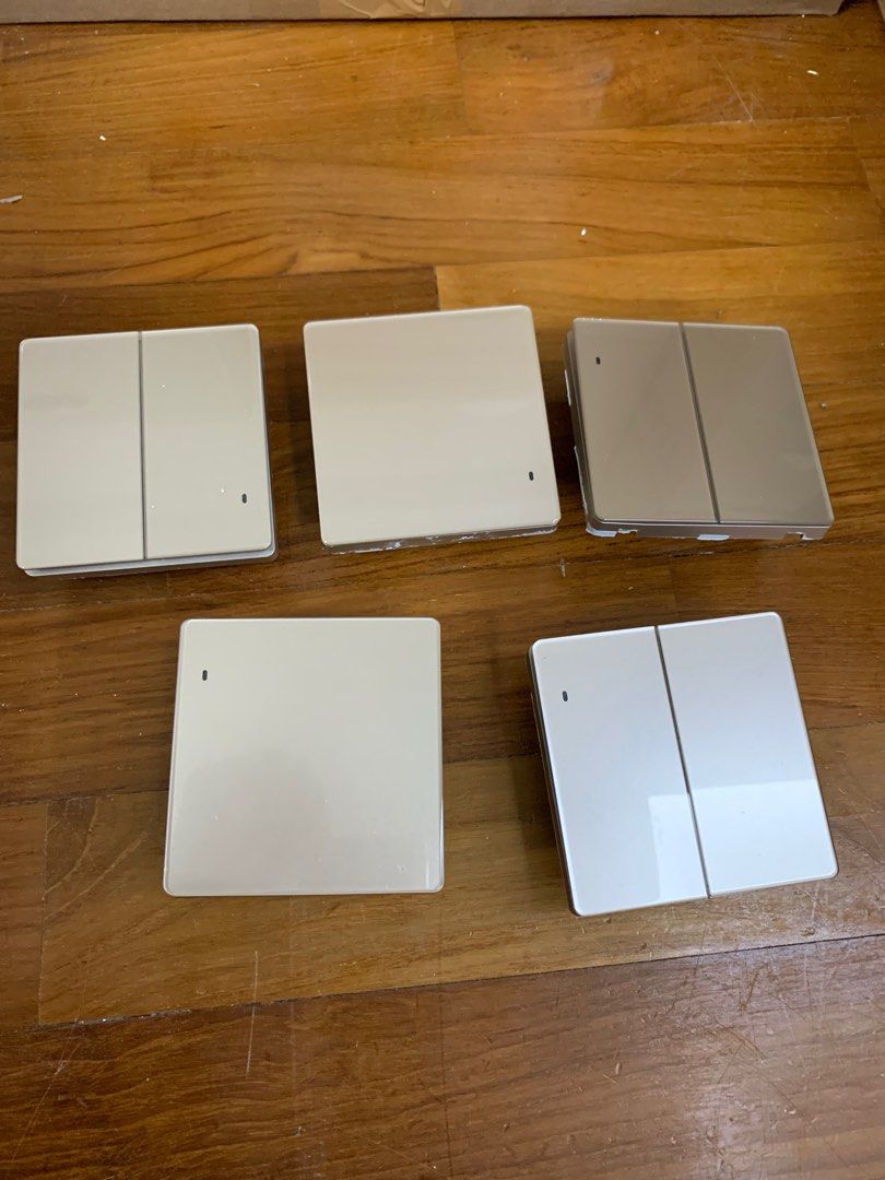 Champagne / Gold color Light Switches - 1/2 Gang, Furniture & Home ...