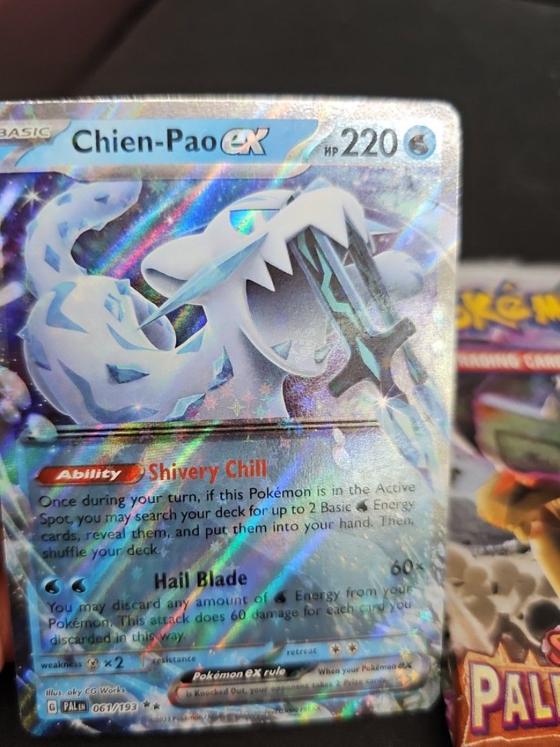 Chien-Pao ex Paldea Evolved Pokemon, Hobbies & Toys, Toys & Games on ...