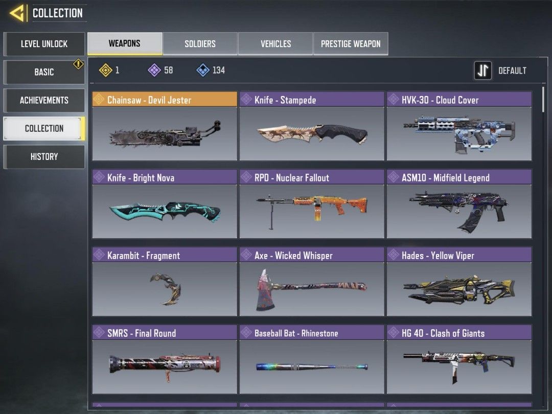 CODM Leg Gunzo Account, Video Gaming, Video Games, Others on Carousell