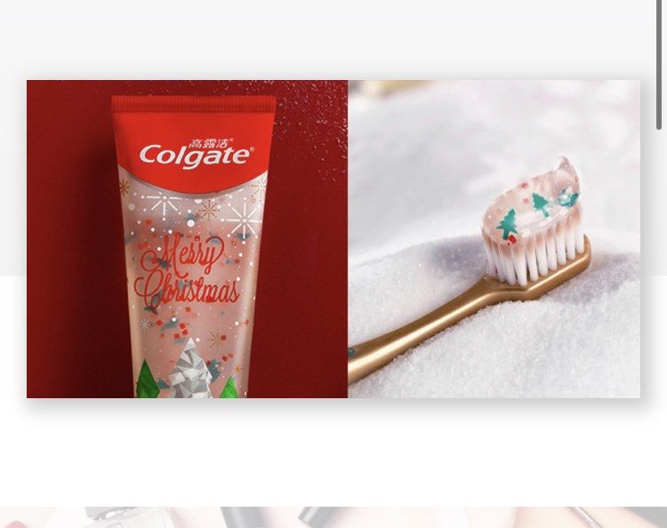 Colgate’s limited edition toothpaste has Christmas tree sequins and ...