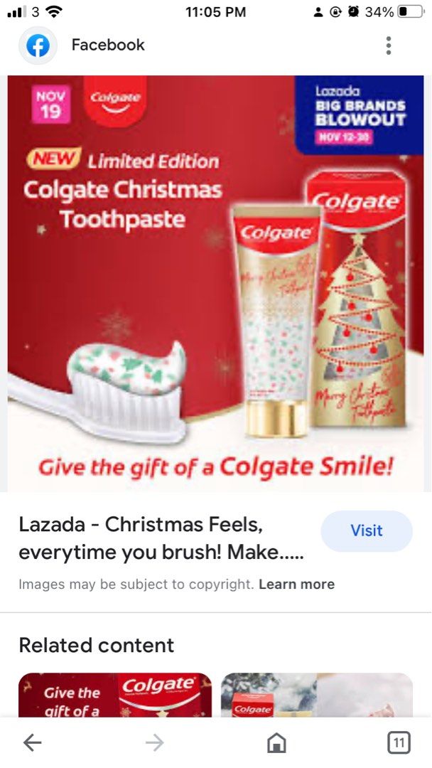 Colgate’s limited edition toothpaste has Christmas tree sequins and ...