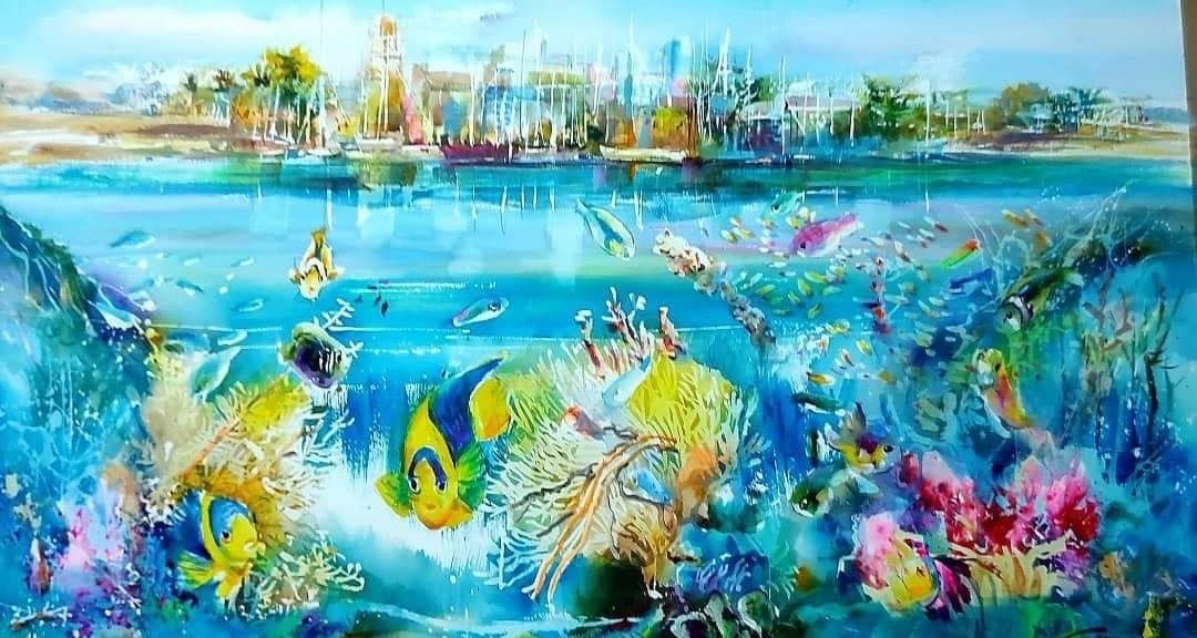 Colored Bliss of Sea - Rafael Cusi, Hobbies & Toys, Stationary & Craft ...