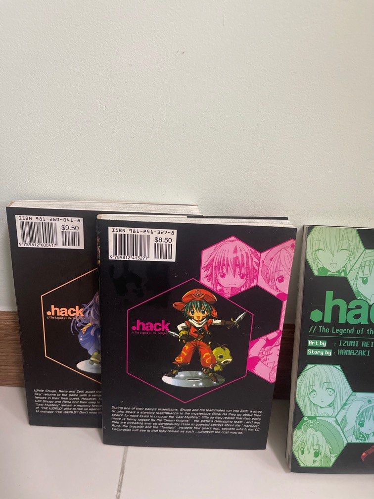 Complete set hack twilight (50% disc) comic manga book, Hobbies & Toys ...