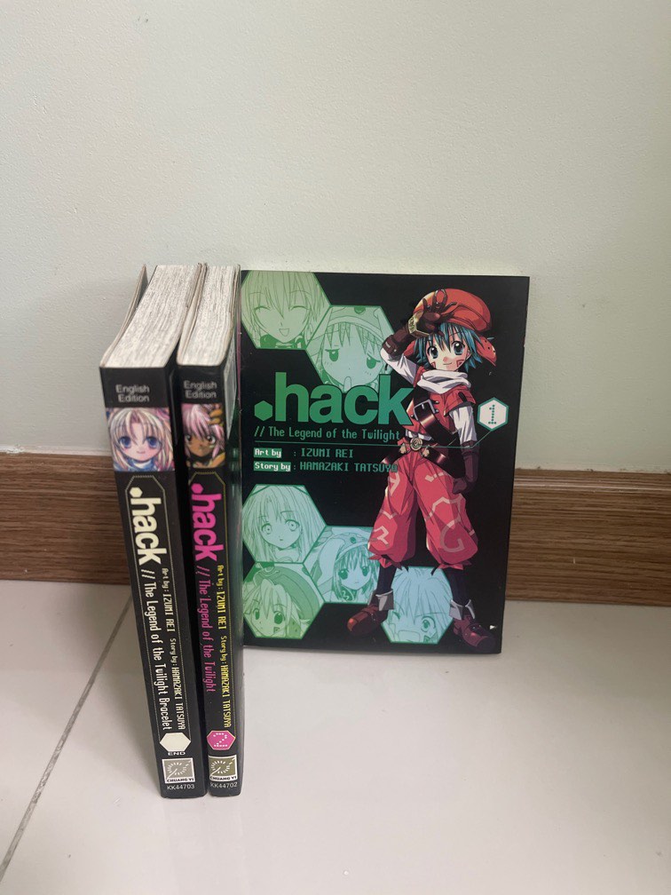 Complete set hack twilight (50% disc) comic manga book, Hobbies & Toys ...