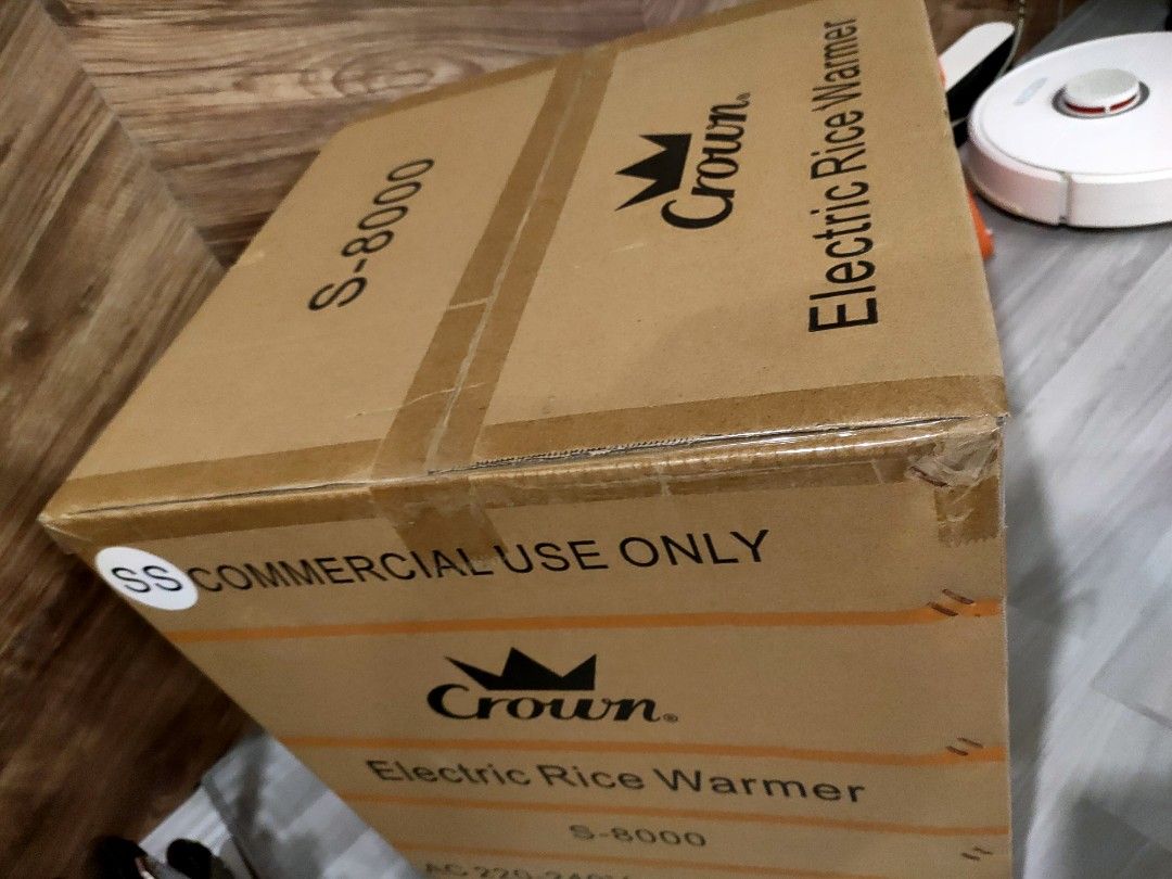 Crown Rice warmer stainless steel, TV & Home Appliances, Kitchen ...