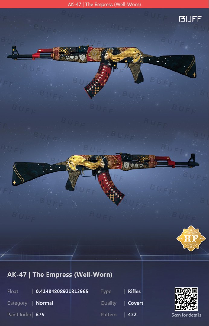 CSGO Ak-47 The Empress, Video Gaming, Gaming Accessories, In-Game Products on Carousell