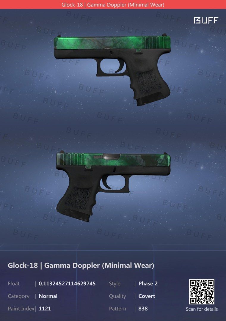 CSGO Glock Gamma Doppler, Video Gaming, Gaming Accessories, In-Game ...