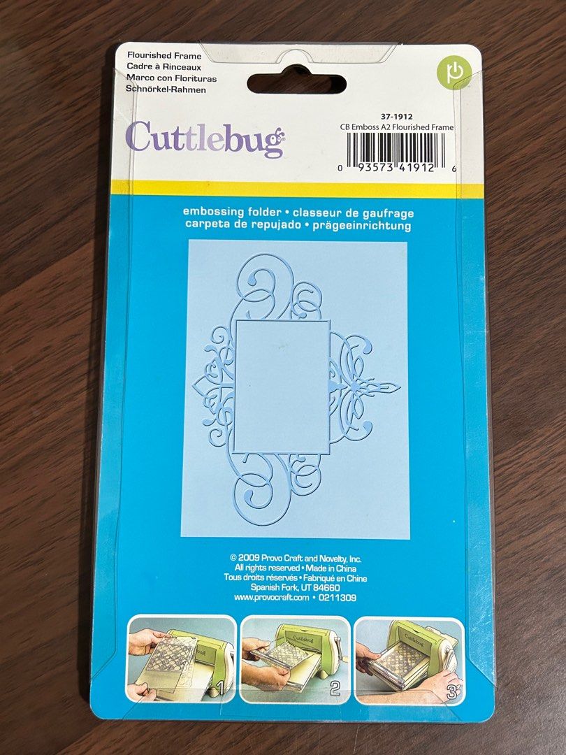 Cuttlebug Embossing Folders, Hobbies & Toys, Stationery & Craft, Craft ...