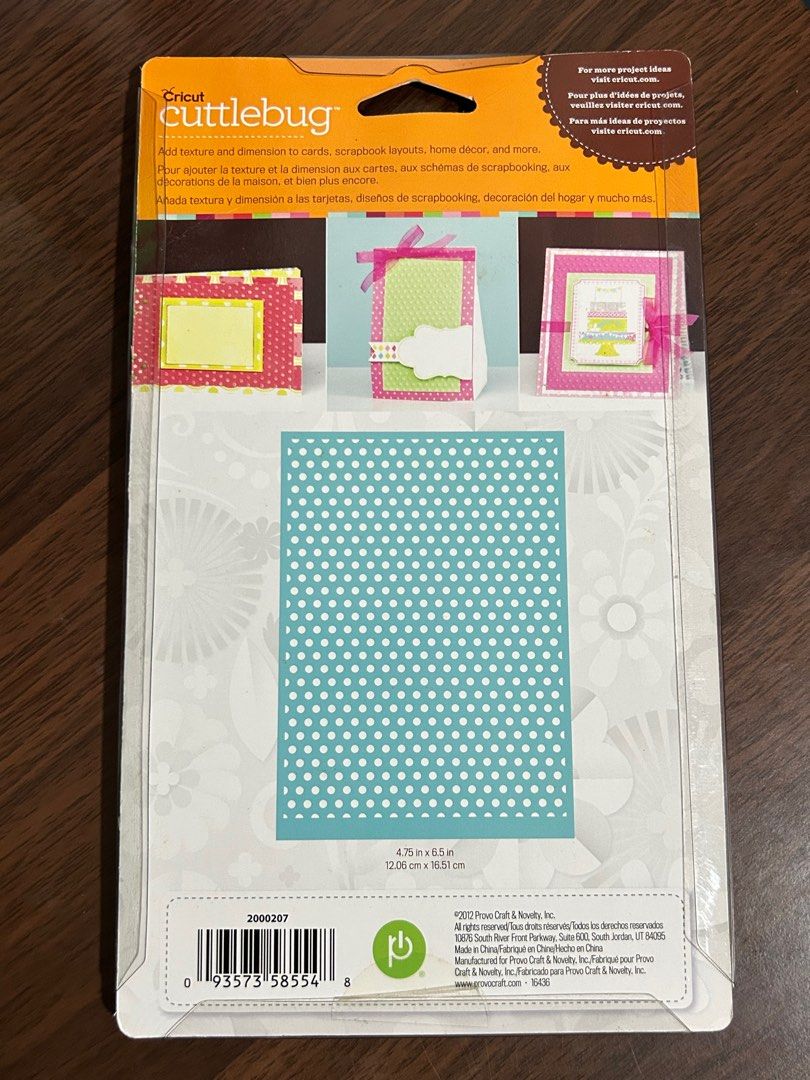 Cuttlebug Provo Craft and Cricut, Hobbies & Toys, Stationery & Craft ...