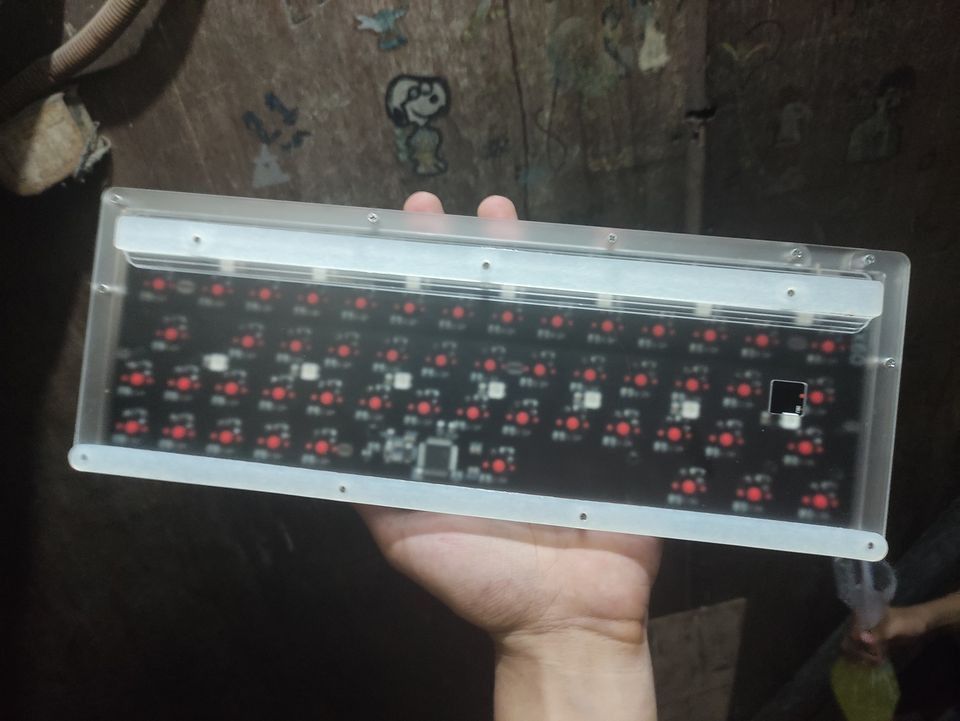 CX60 PCB in Stacked Acrylic Barebones 1 Layer Tape and Foam Mod ...