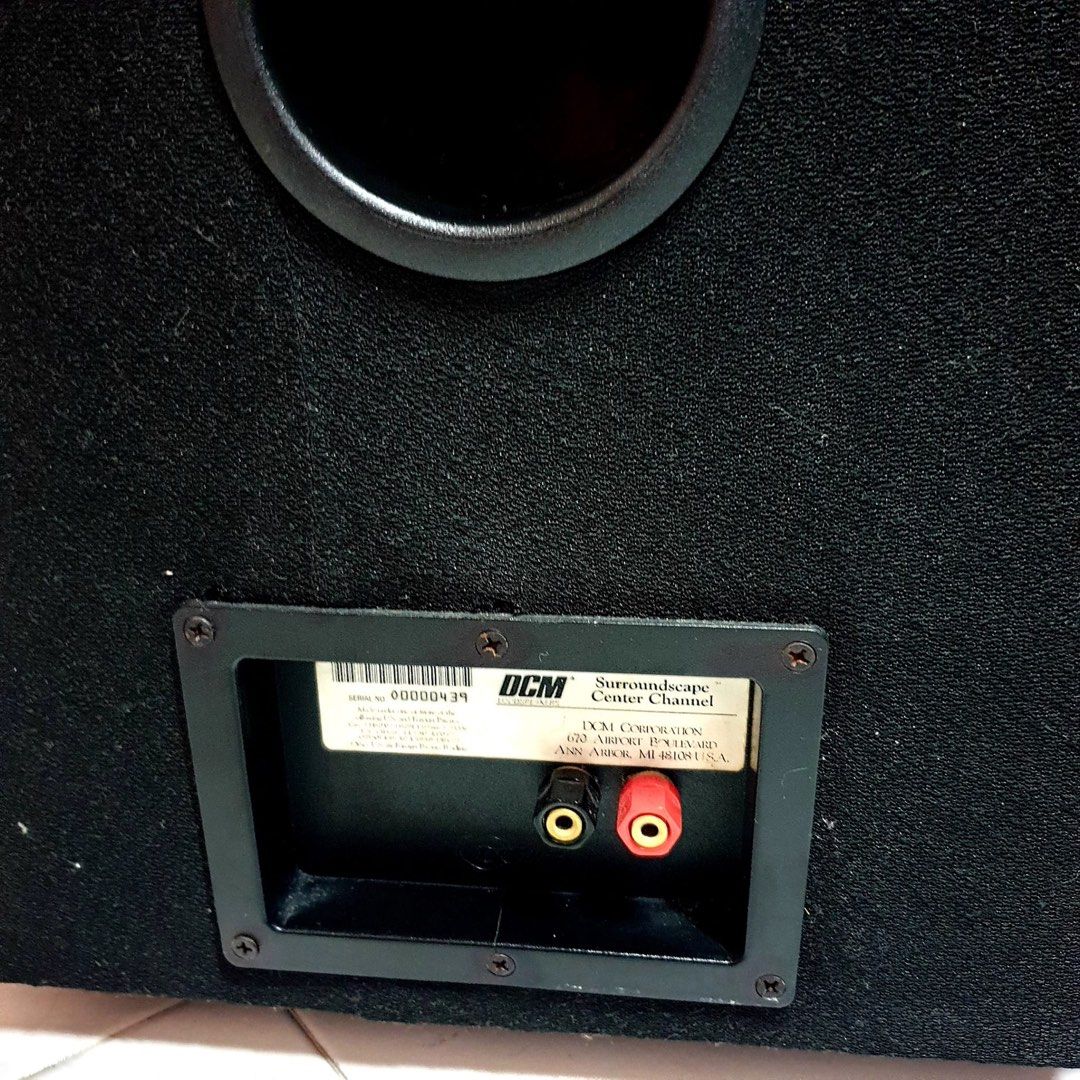 DCM Speakers, Audio, Soundbars, Speakers & Amplifiers on Carousell
